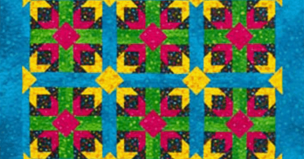 FREE Quilt Pattern: Cry Baby Crib Quilt - I Love Quilting Forever