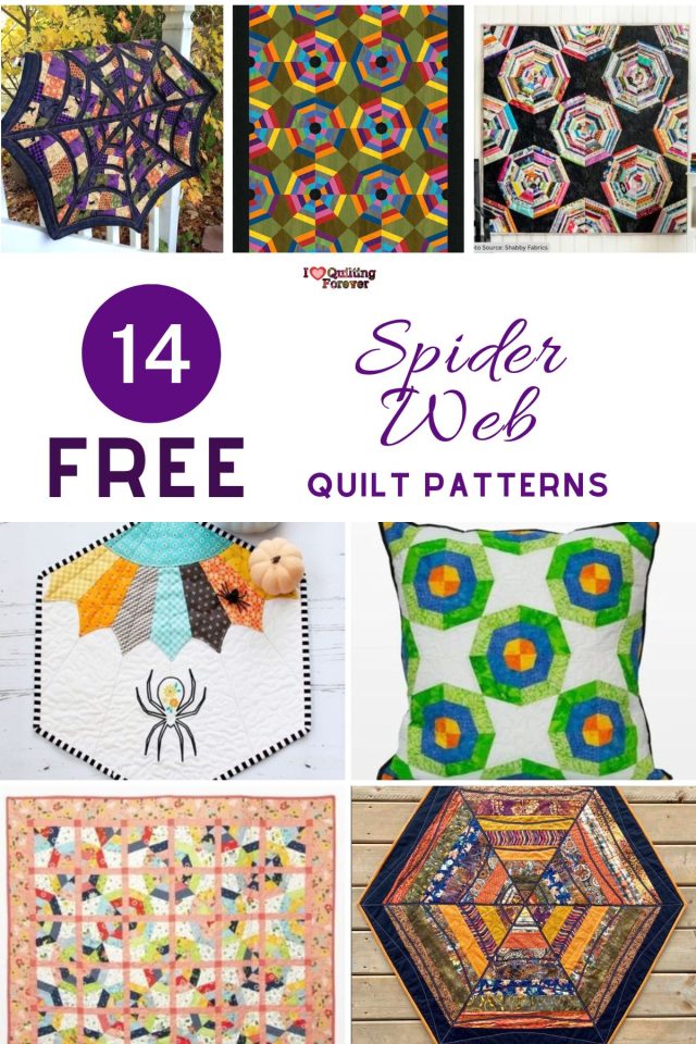 Top 14 Free Spider Web Quilt Patterns (+5 Bonus Patterns For Sale) - I Love Quilting Forever