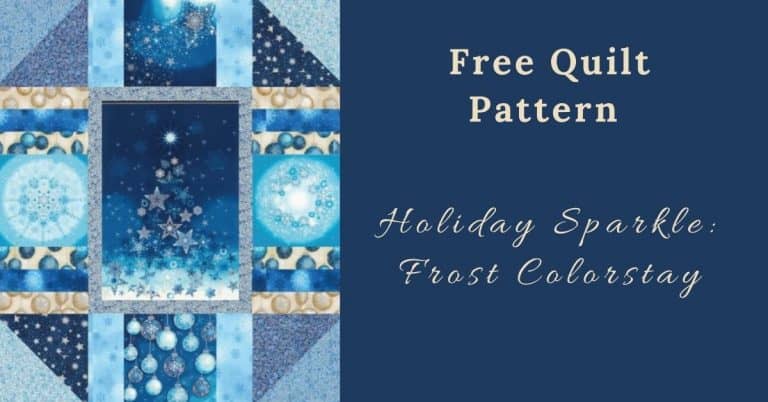 Free Quilt Pattern: Double Slice Layer Cake Quilt - I Love Quilting Forever