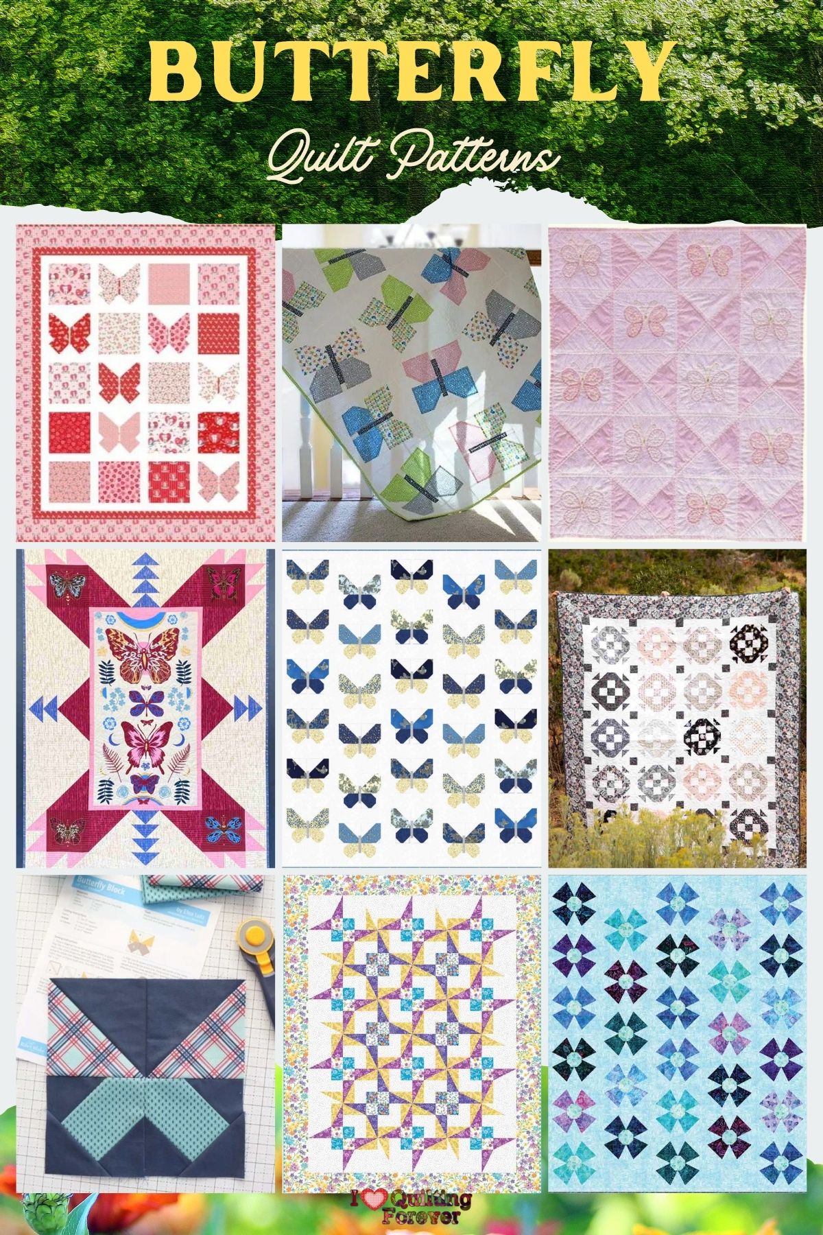Top 20 Free Butterfly Quilt Block and Quilt Patterns (+13 Bonus ...
