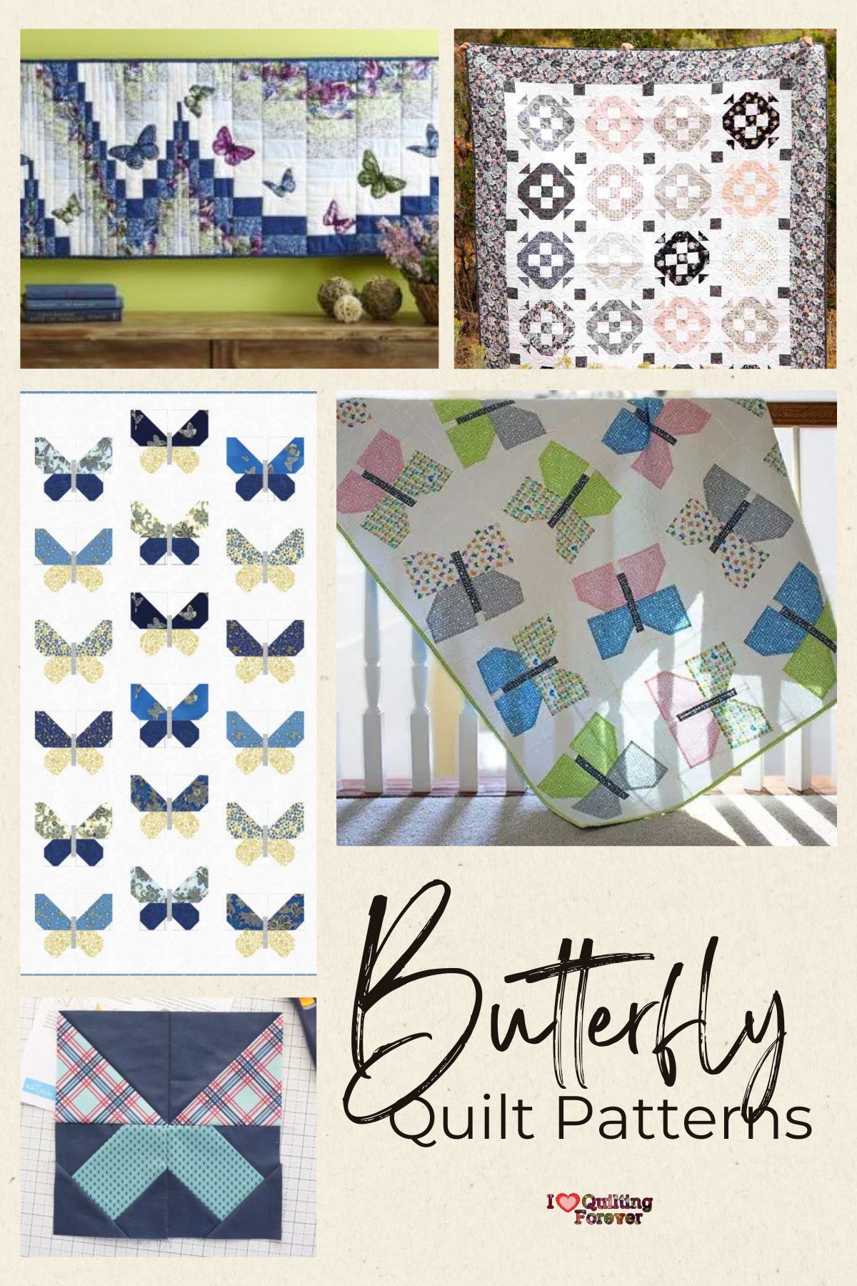 Top 20 Free Butterfly Quilt Block and Quilt Patterns (+13 Bonus ...
