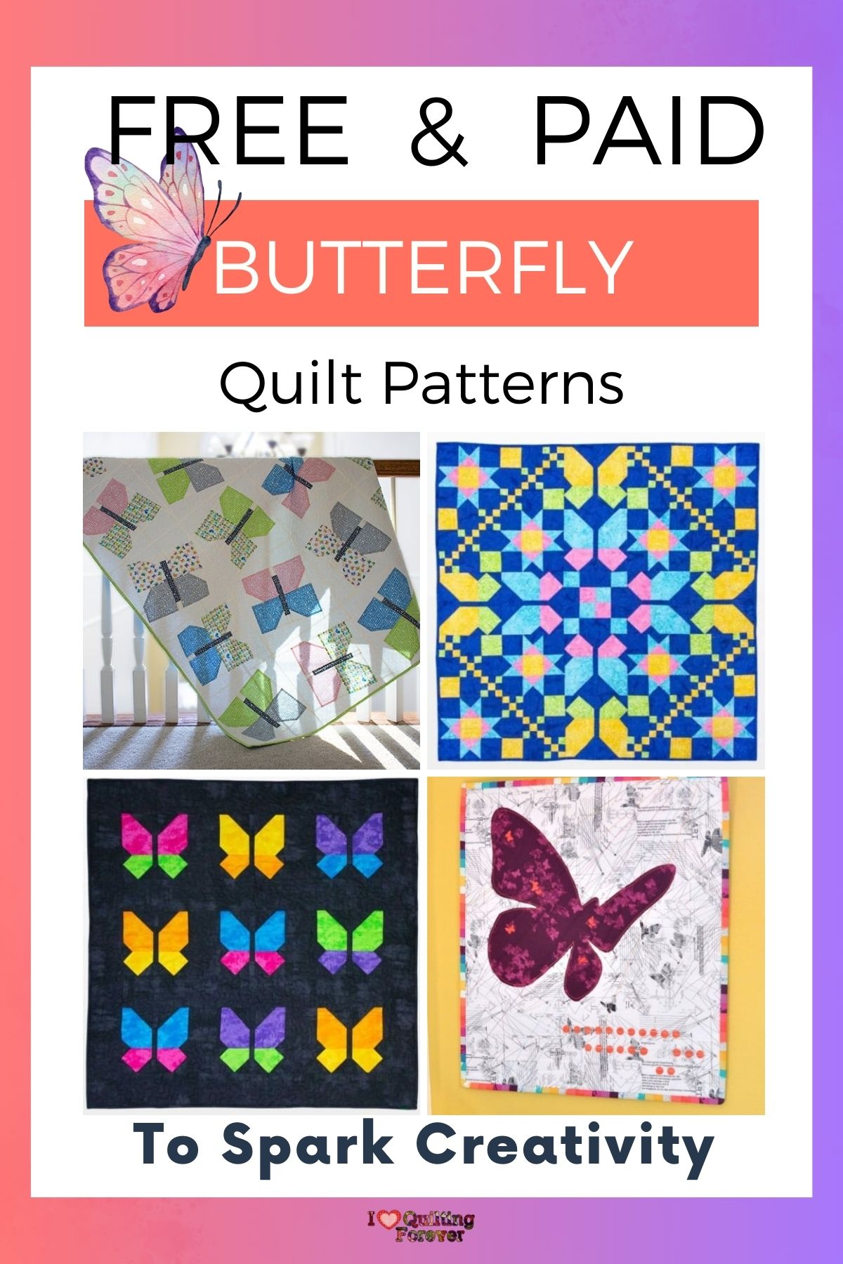 Top 20 Free Butterfly Quilt Block and Quilt Patterns (+13 Bonus ...