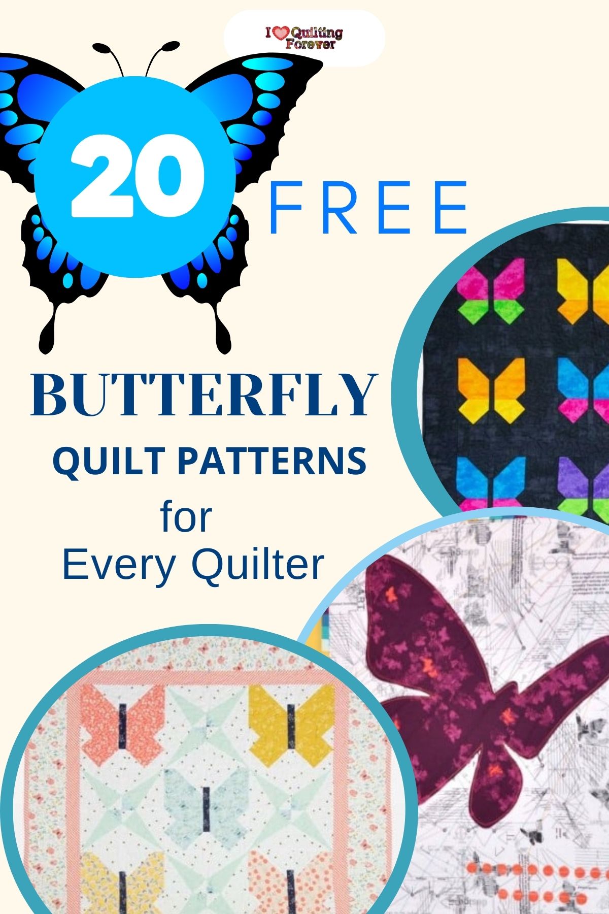 Top 20 Free Butterfly Quilt Block and Quilt Patterns (+13 Bonus ...