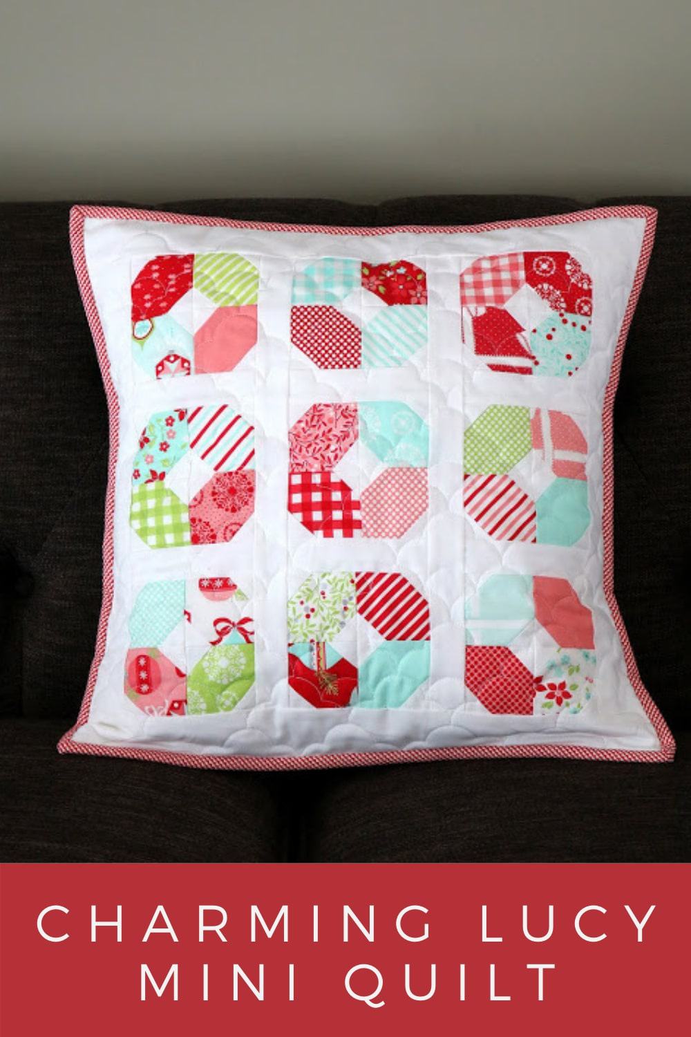 Free Quilt Pattern: Charming Lucy Mini Quilt - I Love Quilting Forever
