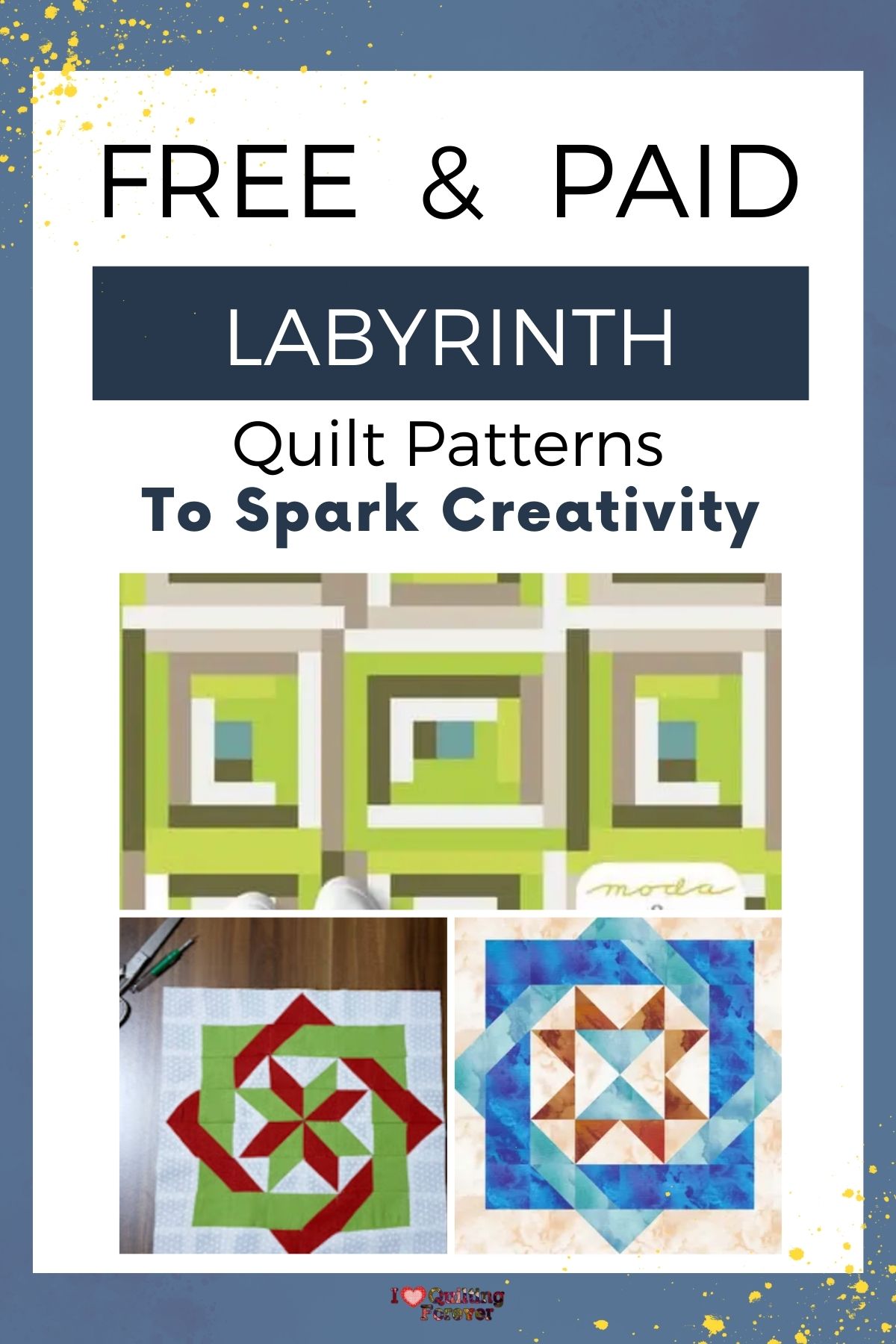 Top 3 Free Labyrinth Quilt Patterns (+6 Bonus Patterns For Sale) - I ...