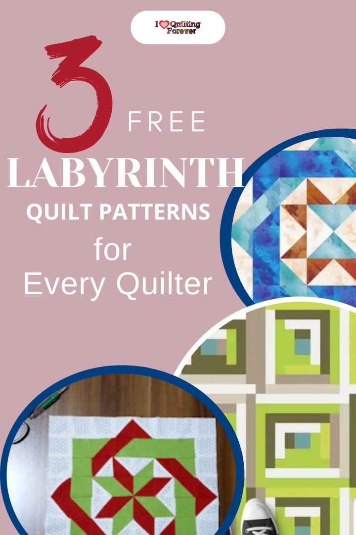 Top 3 Free Labyrinth Quilt Patterns (+6 Bonus Patterns For Sale) - I Love Quilting Forever