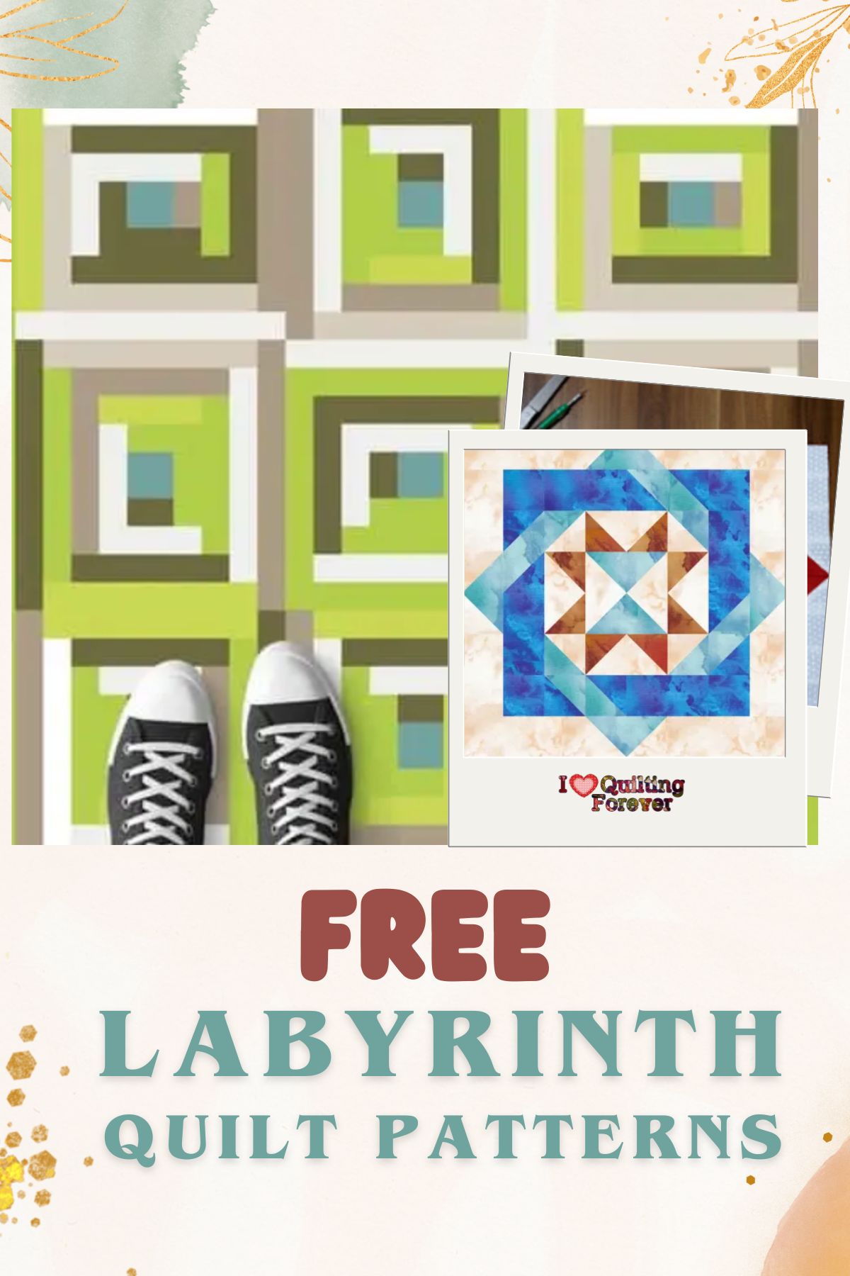 Top 3 Free Labyrinth Quilt Patterns (+6 Bonus Patterns For Sale) - I Love Quilting Forever