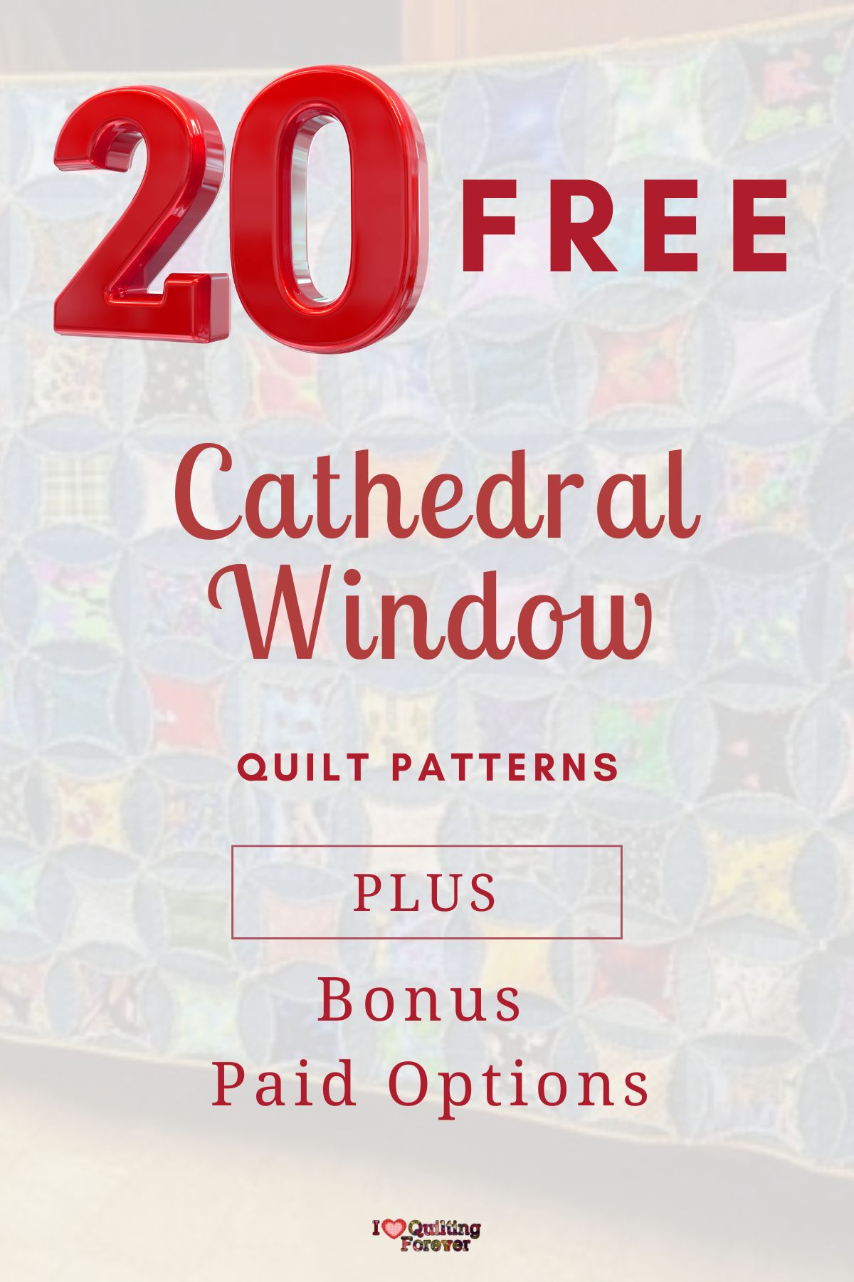 Top 20 Free Cathedral Window Quilt Patterns (+7 Bonus Patterns For Sale ...