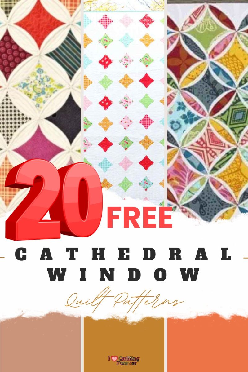 Top 20 Free Cathedral Window Quilt Patterns (+7 Bonus Patterns For Sale ...