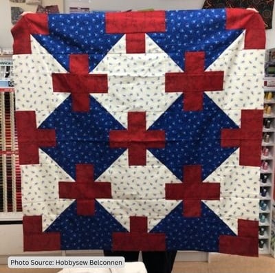 Top 17 Free Cross Quilt Patterns (+8 Bonus Patterns For Sale) - I Love ...