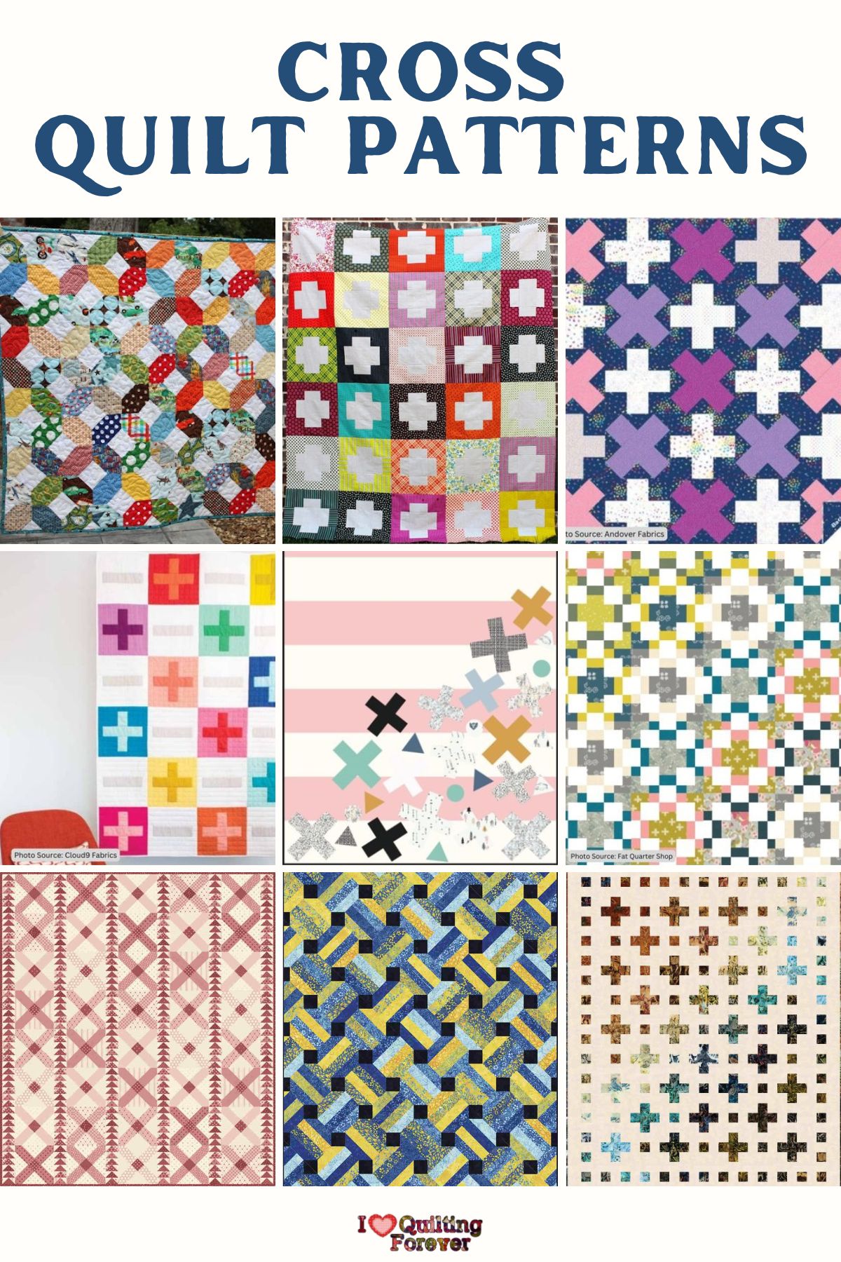 Top 17 Free Cross Quilt Patterns (+8 Bonus Patterns For Sale) - I Love ...