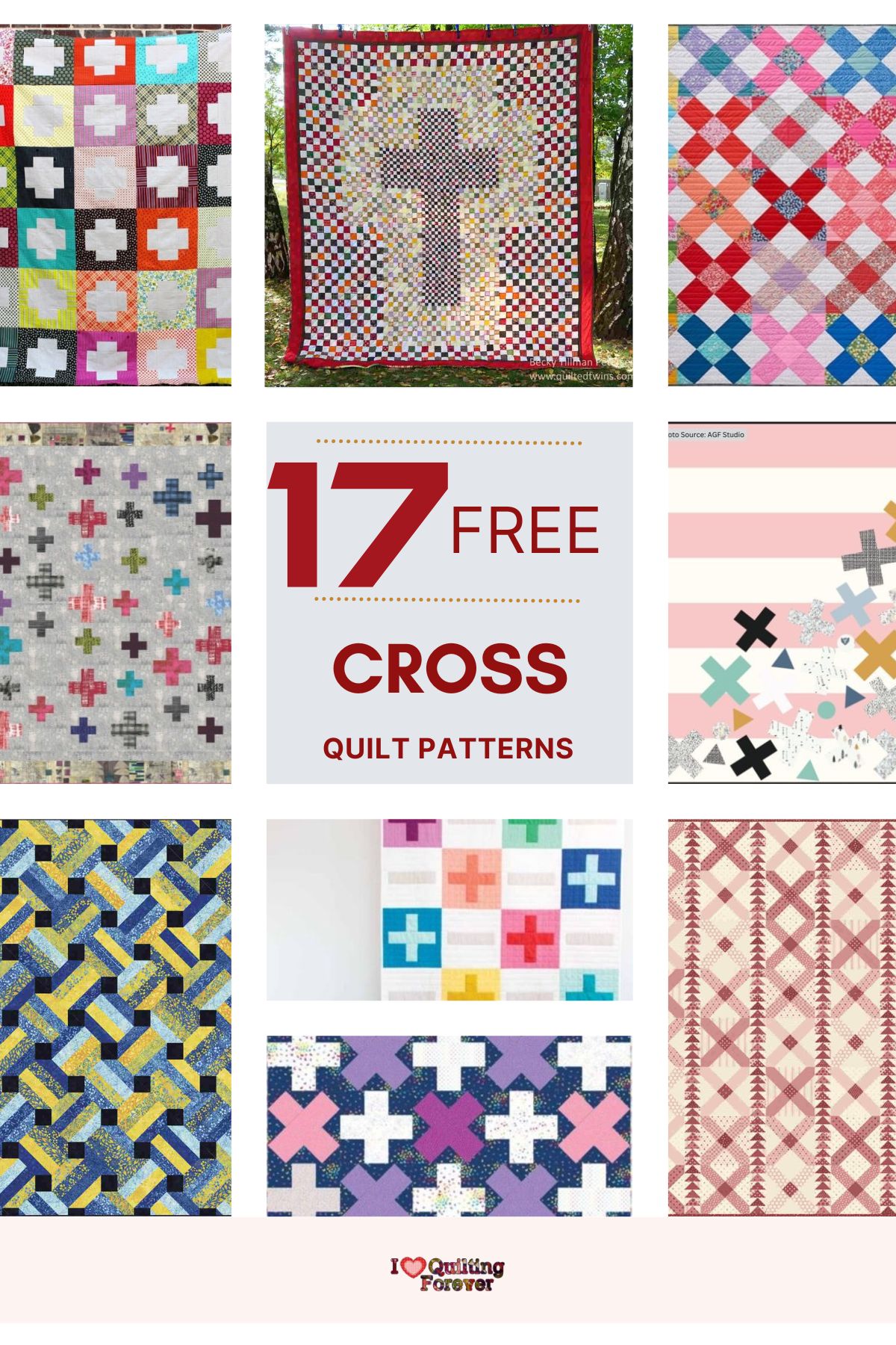Top 17 Free Cross Quilt Patterns (+8 Bonus Patterns For Sale) - I Love ...