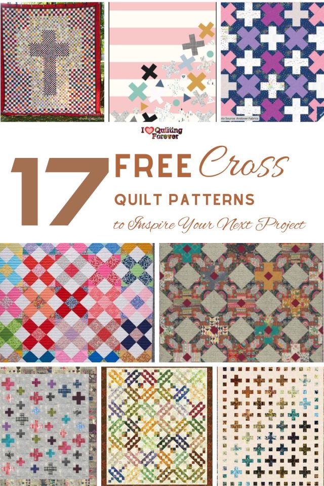 Top 17 Free Cross Quilt Patterns (+8 Bonus Patterns For Sale) - I Love ...