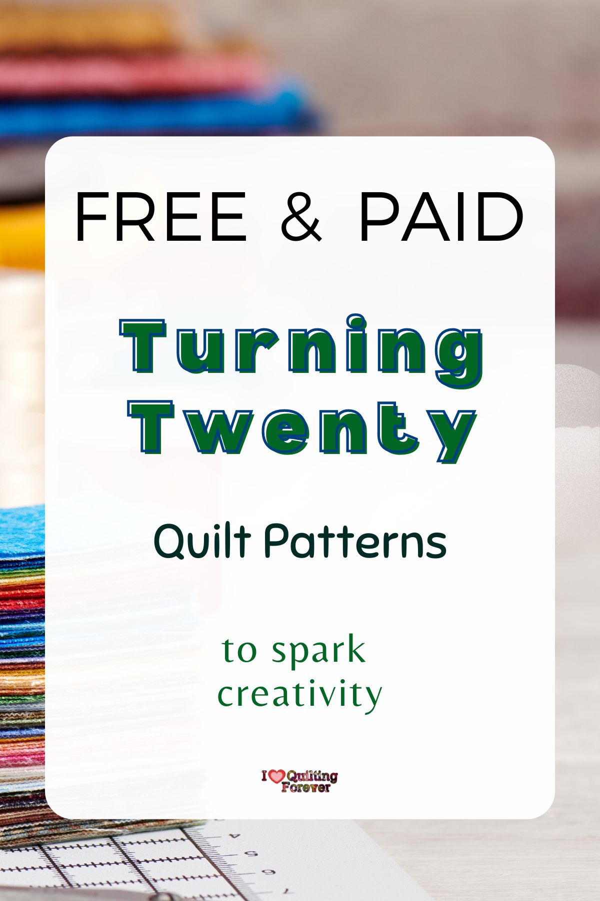Best Free Turning Twenty Quilt Pattern (+3 Bonus Patterns For Sale) - I ...