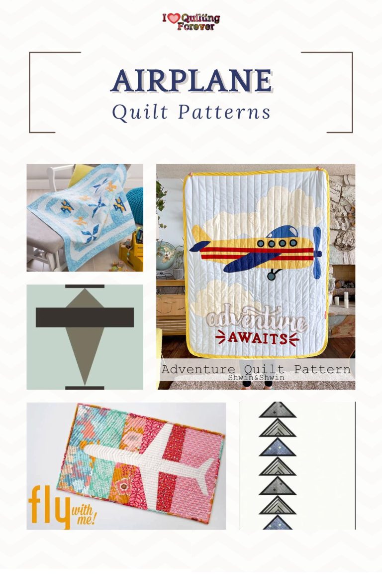 Top 5 Free Airplane Quilt Patterns (+5 Bonus Patterns For Sale) - I ...