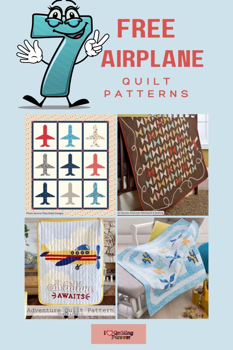 Top 7 Free Airplane Quilt Patterns (+8 Bonus Patterns For Sale) - I ...