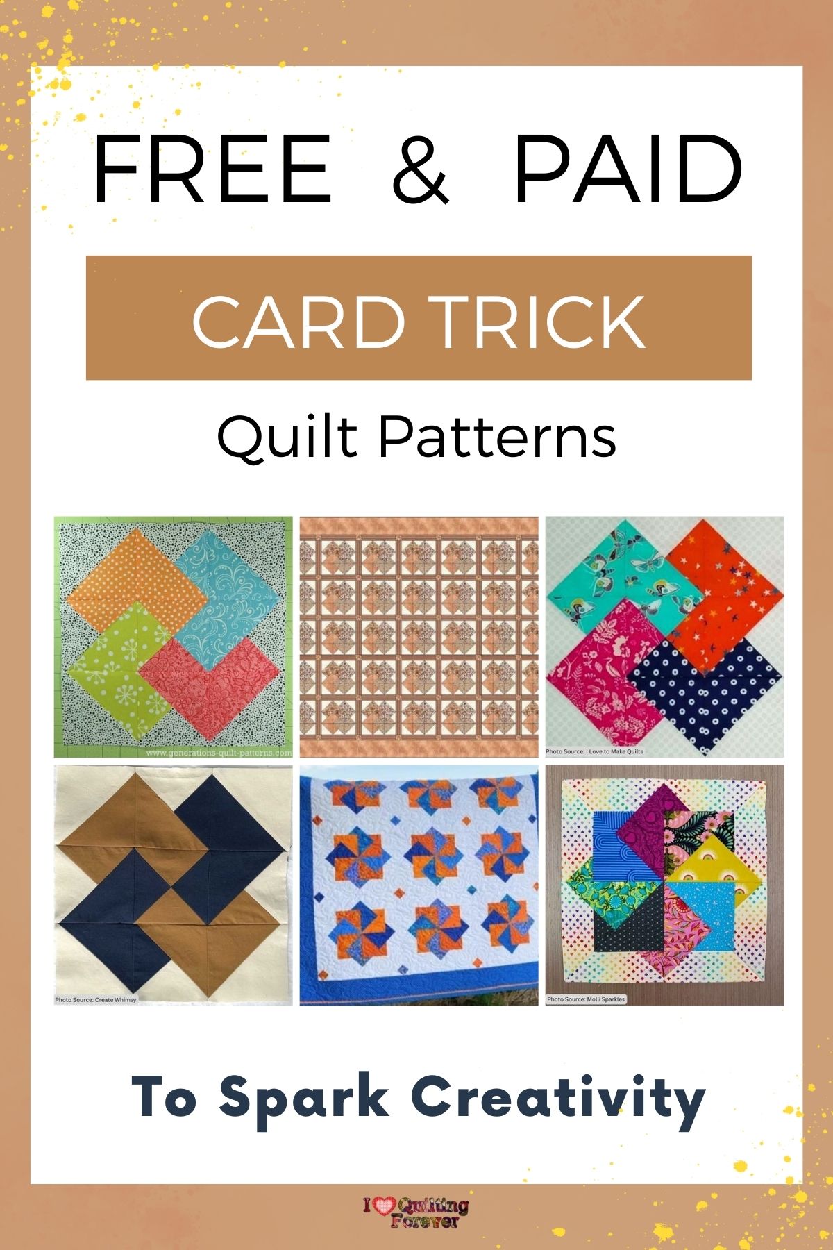 Top 9 Free Card Trick Quilt Patterns (+9 Bonus Patterns For Sale) - I ...