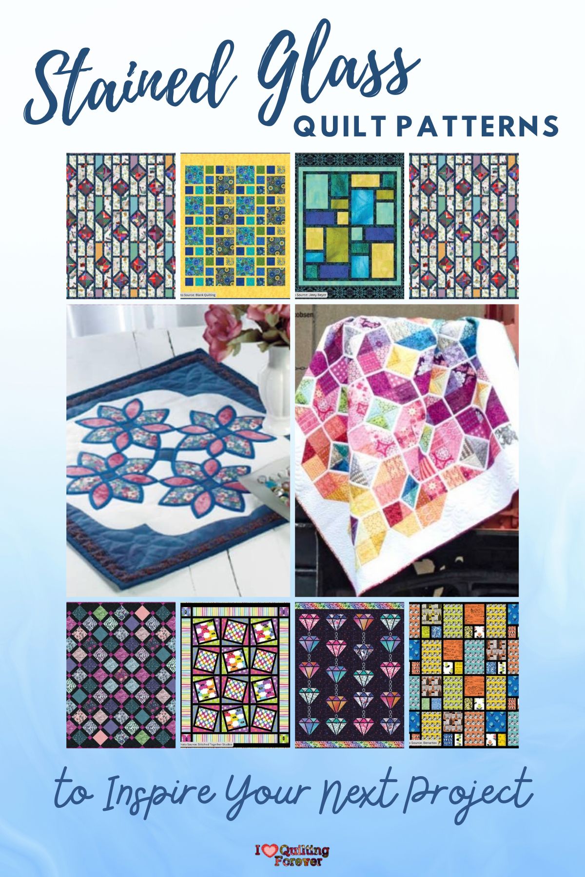 Top 12 Free Stained Glass Quilt Patterns (+7 Bonus Patterns For Sale ...