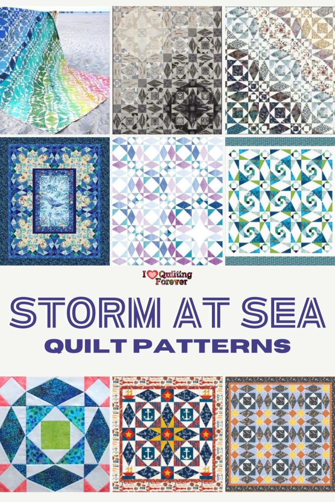 Top 9 Free Storm at Sea Quilt Patterns (+7 Bonus Patterns For Sale) - I ...