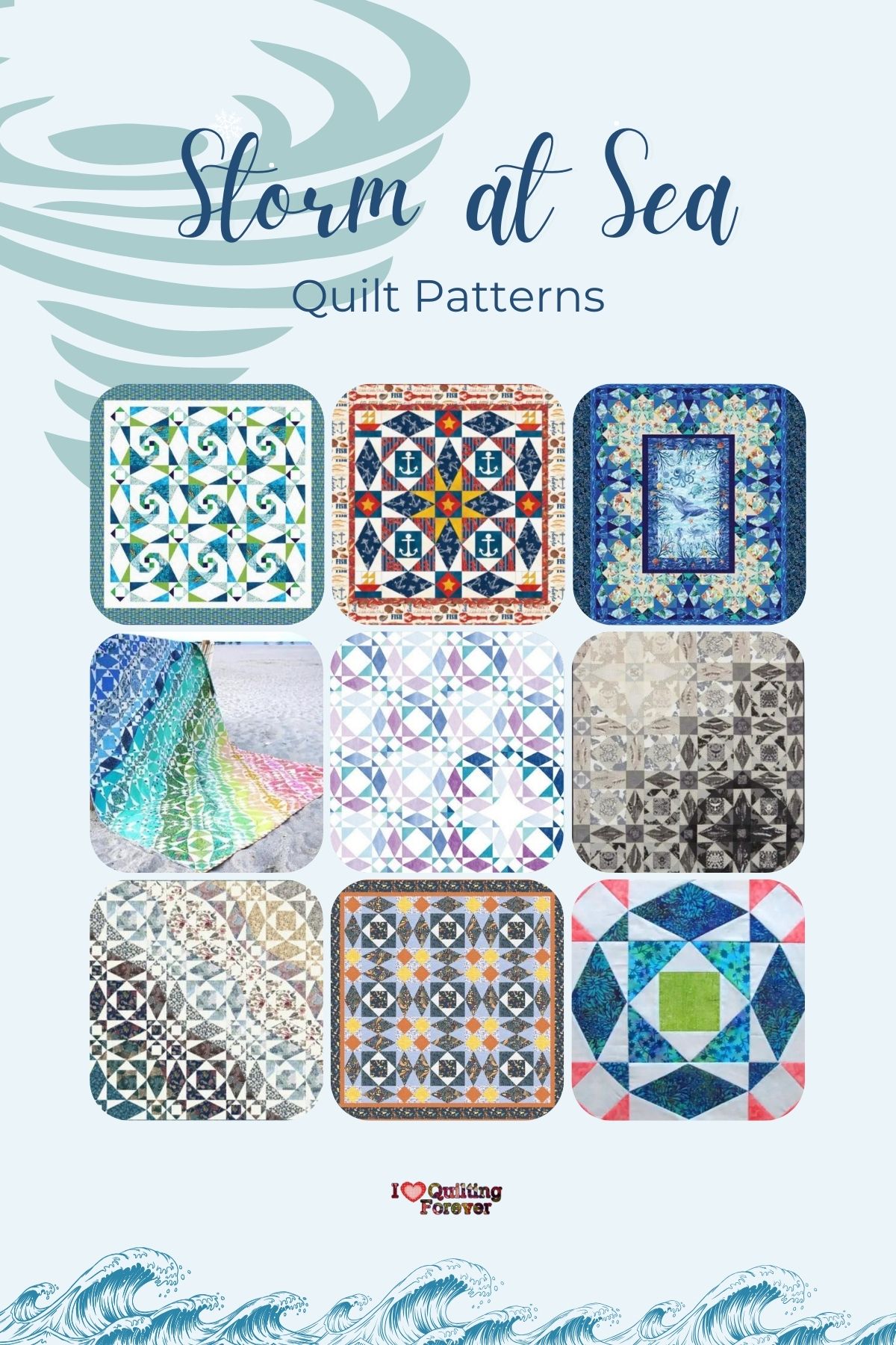Top 12 Free Storm at Sea Quilt Patterns (+10 Bonus Patterns For Sale ...