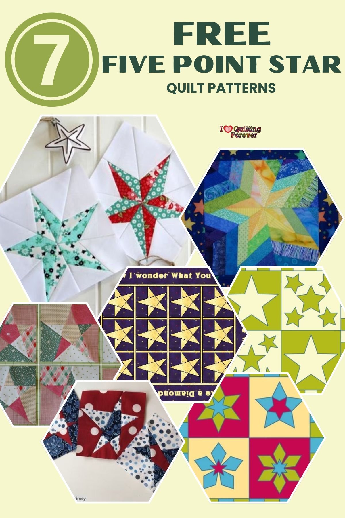 Top 7 Free 5 Point Star Quilt Patterns (+7 Bonus Patterns For Sale) - I ...