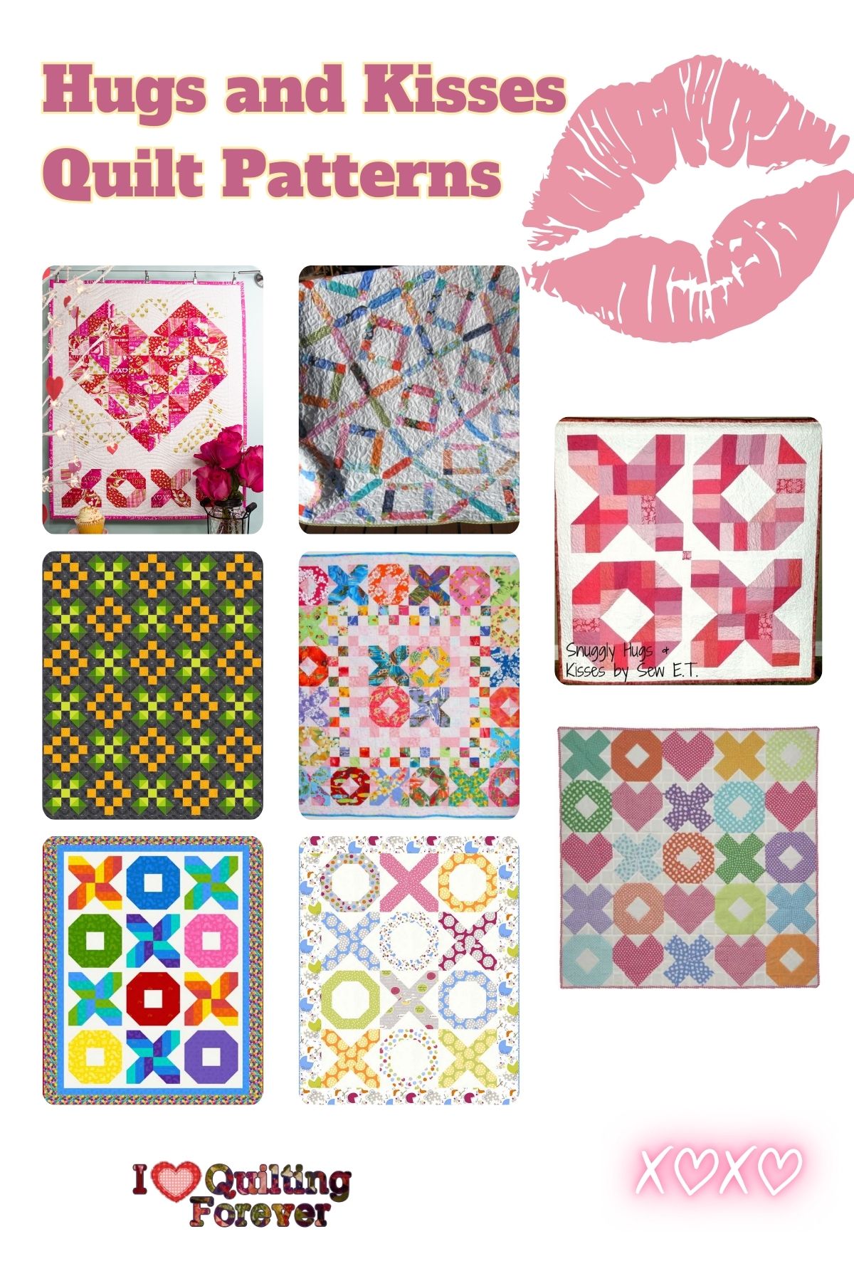 Top 14 Free Hugs and Kisses Quilt Patterns (+6 Bonus Patterns For Sale ...