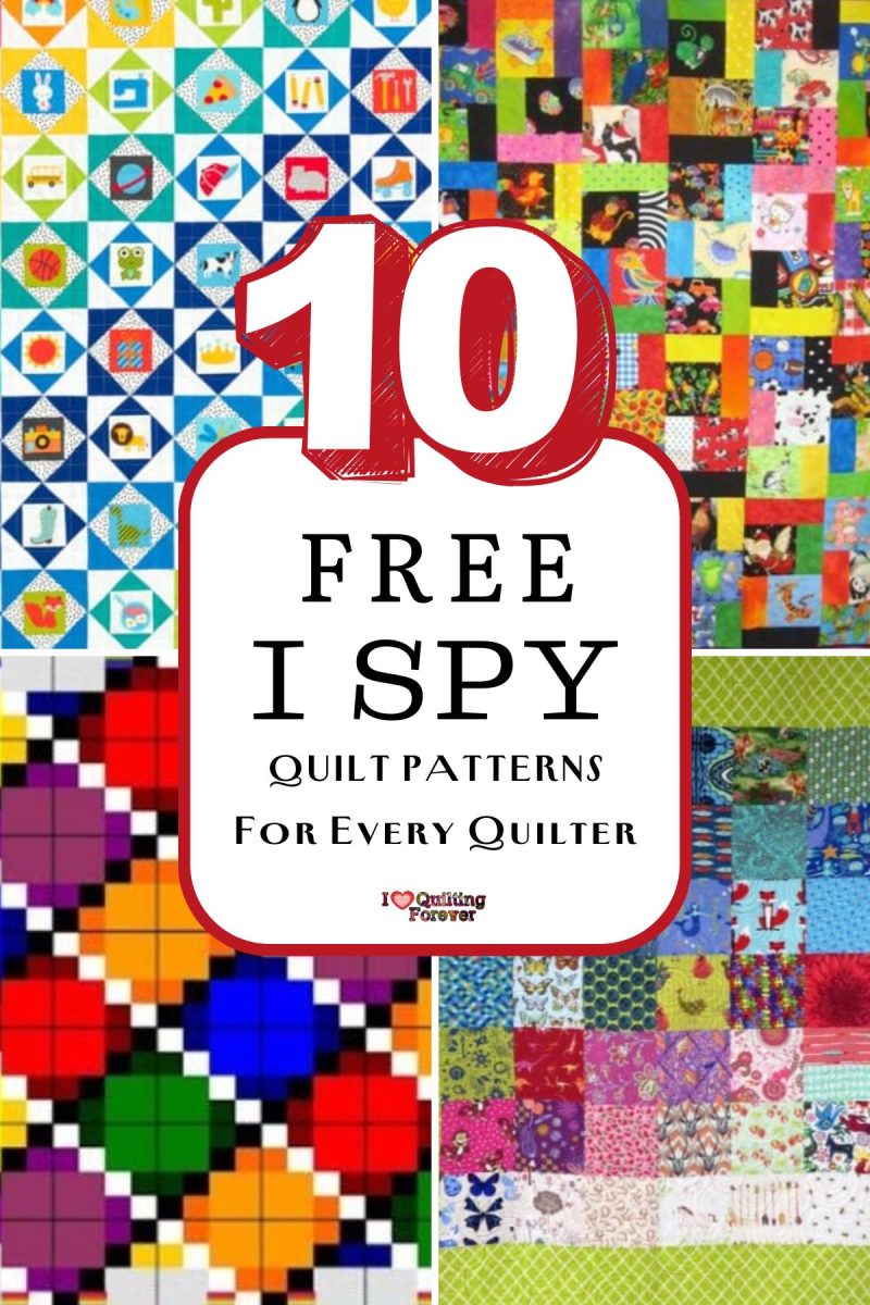 Top 10 Free I Spy Quilt Patterns (+4 Bonus Patterns For Sale) - I Love ...