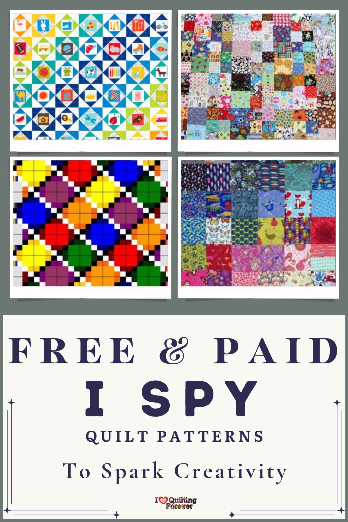 Top 10 Free I Spy Quilt Patterns (+4 Bonus Patterns For Sale) - I Love ...