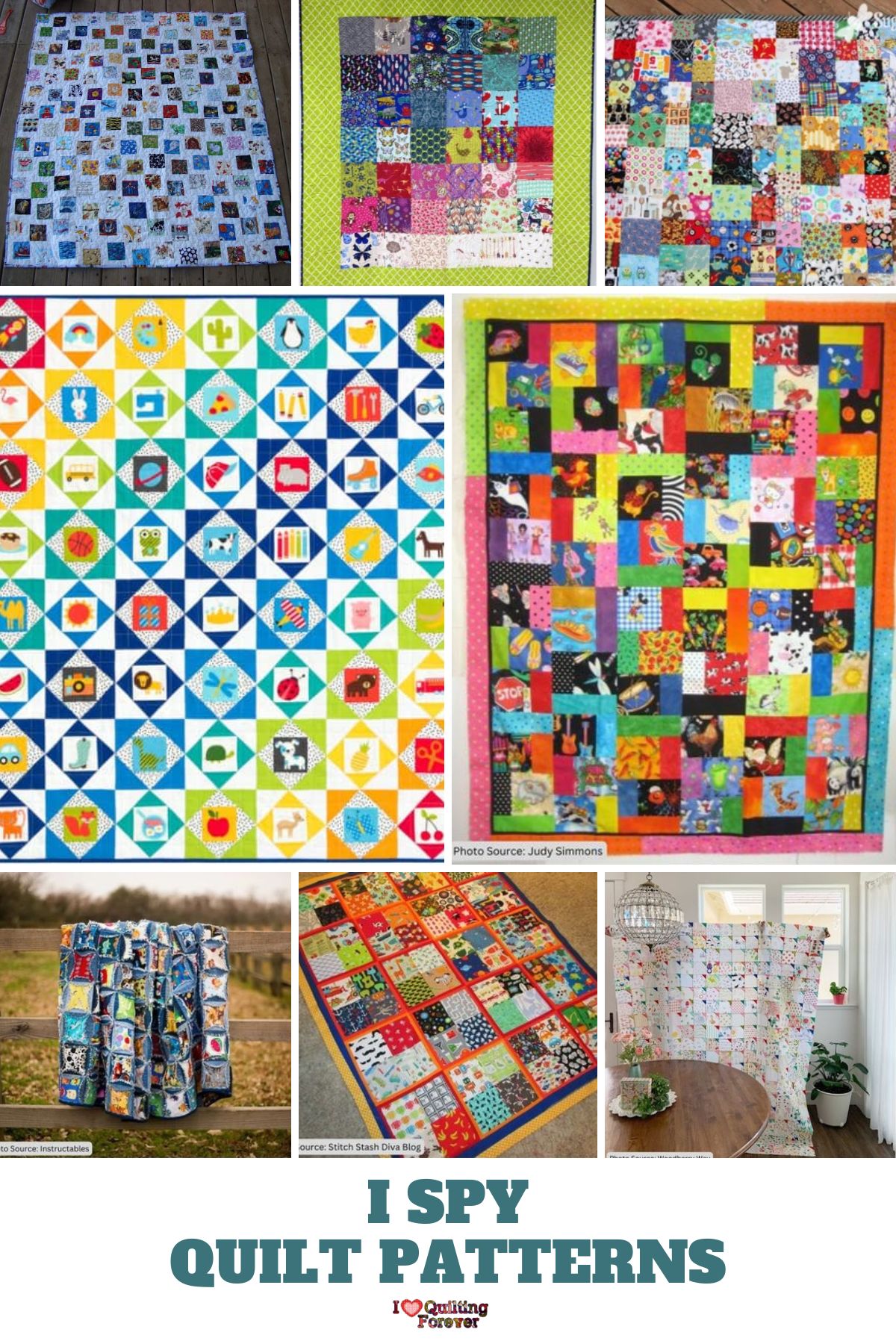 Top 10 Free I Spy Quilt Patterns (+4 Bonus Patterns For Sale) - I Love ...
