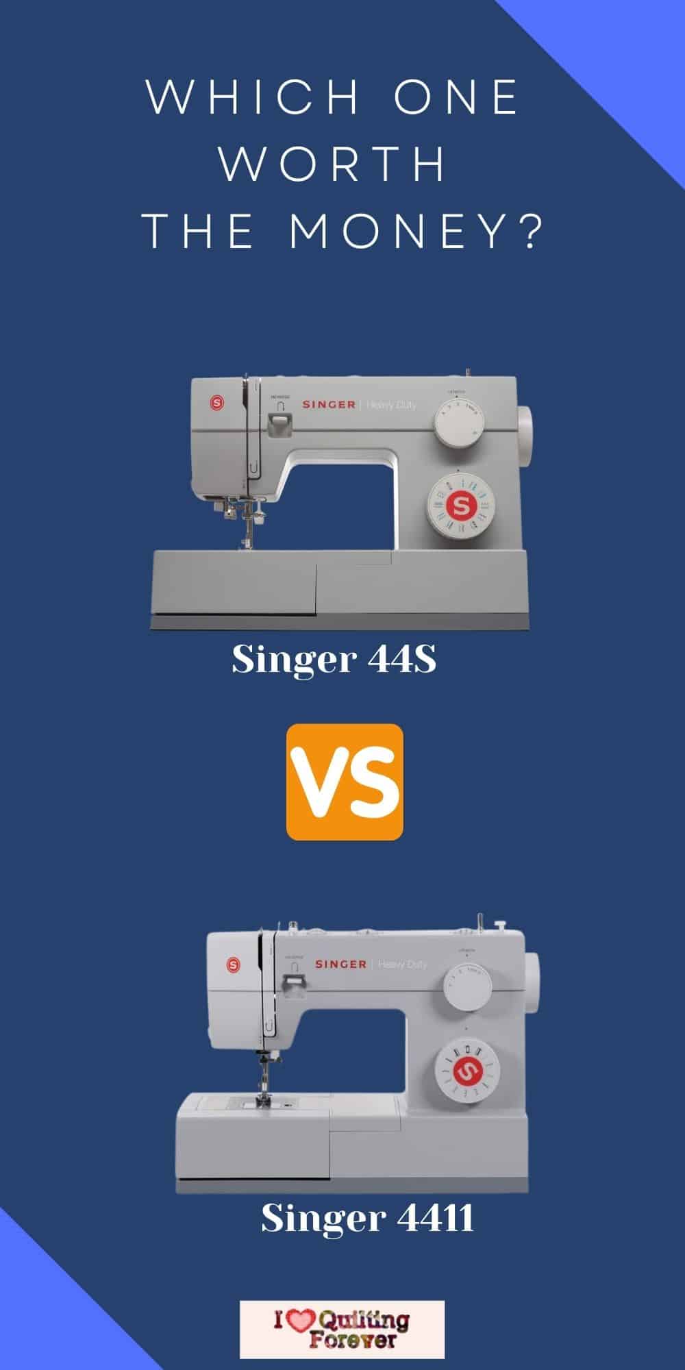 Singer 44s vs 4411 | Which One is Real Workhorse? - I Love Quilting Forever