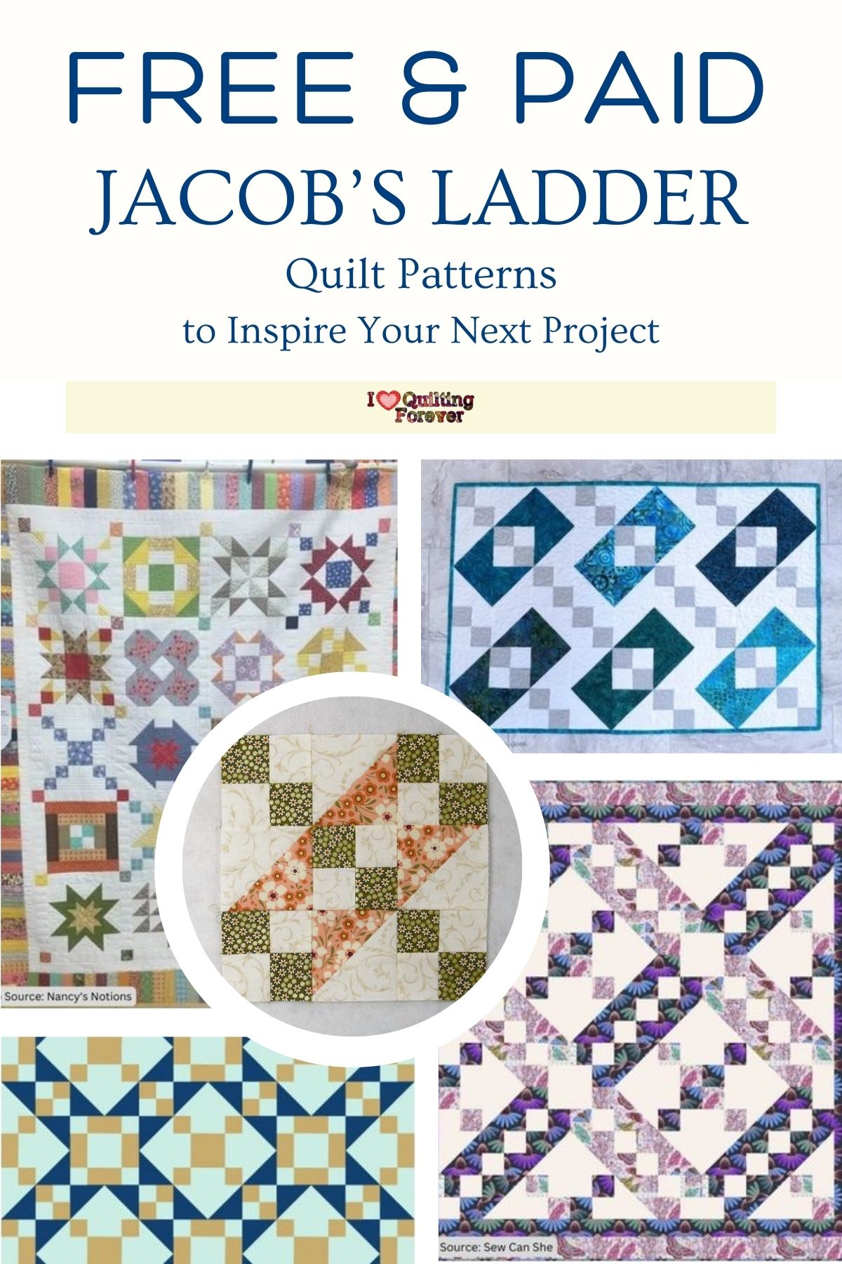 Top 6 Free Jacob's Ladder Quilt Patterns (+5 Bonus Patterns For Sale ...
