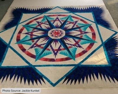 Top 8 Free Mariner's Compass Quilt Patterns (+7 Bonus Patterns For Sale ...