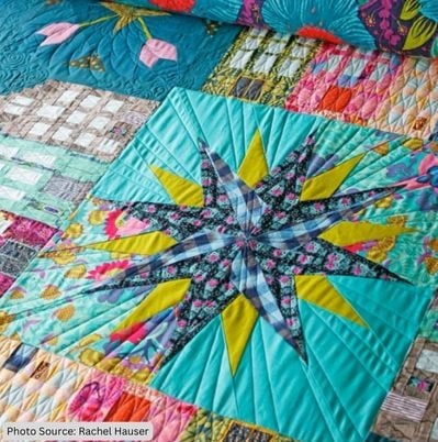 Top 8 Free Mariner's Compass Quilt Patterns (+7 Bonus Patterns For Sale ...