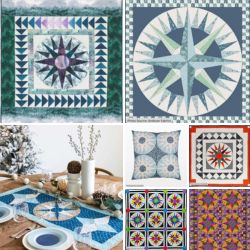 Top 8 Free Mariner's Compass Quilt Patterns (+7 Bonus Patterns For Sale ...