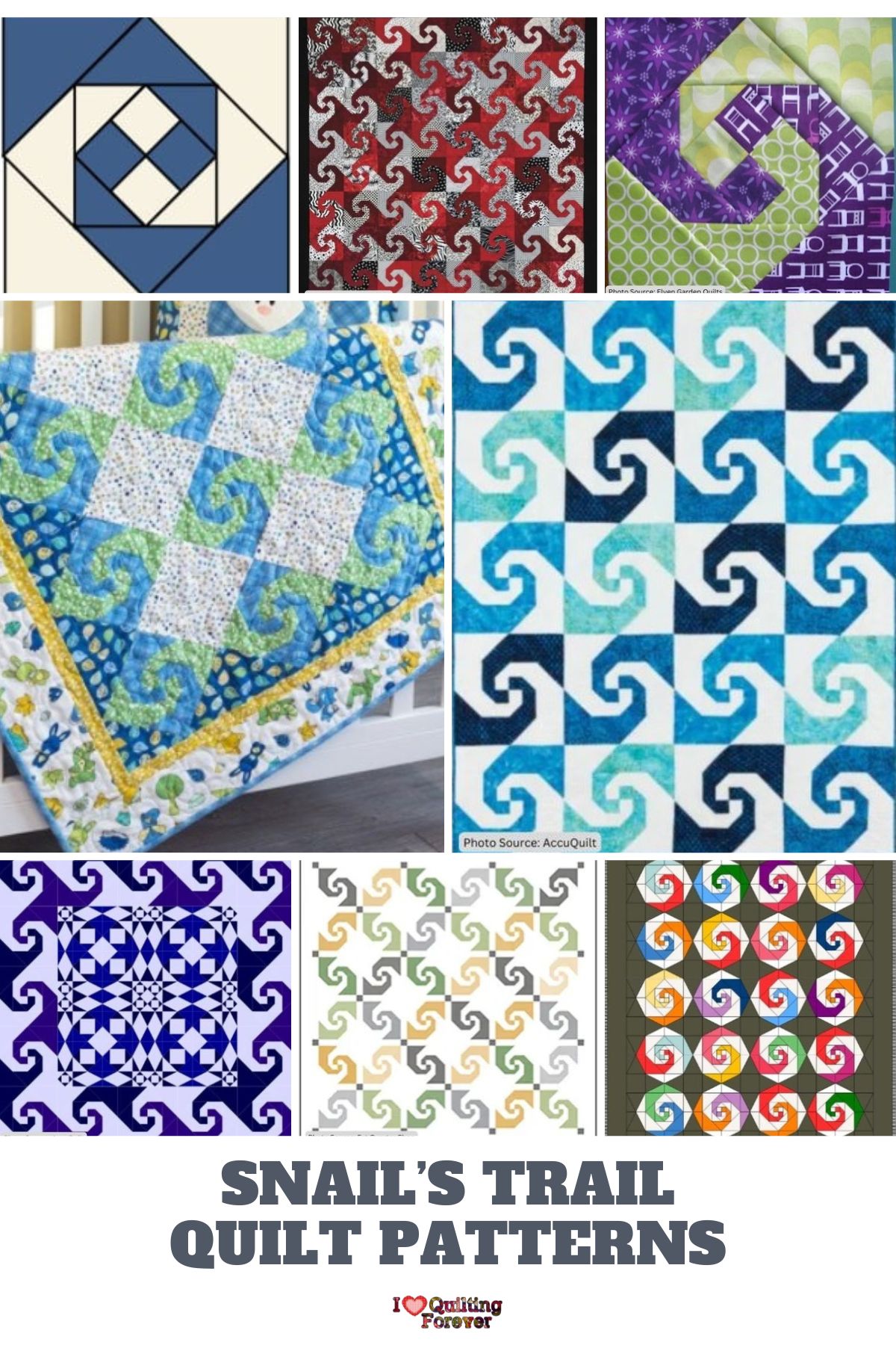 Top 9 Free Snail's Trail Quilt Patterns (+8 Bonus Patterns For Sale ...