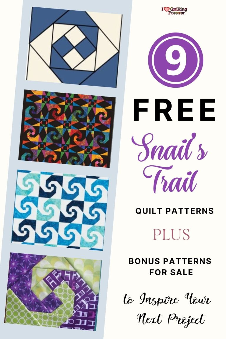 Top 9 Free Snail's Trail Quilt Patterns (+8 Bonus Patterns For Sale ...