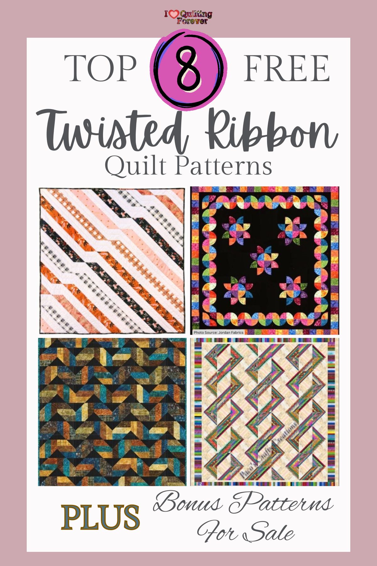 Top 8 Free Twisted Ribbon Quilt Patterns (+10 Bonus Patterns For Sale ...
