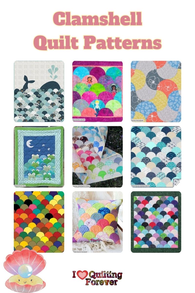 Top 9 Free Best Clamshell Quilt Patterns (+6 Bonus Patterns For Sale) - I Love Quilting Forever