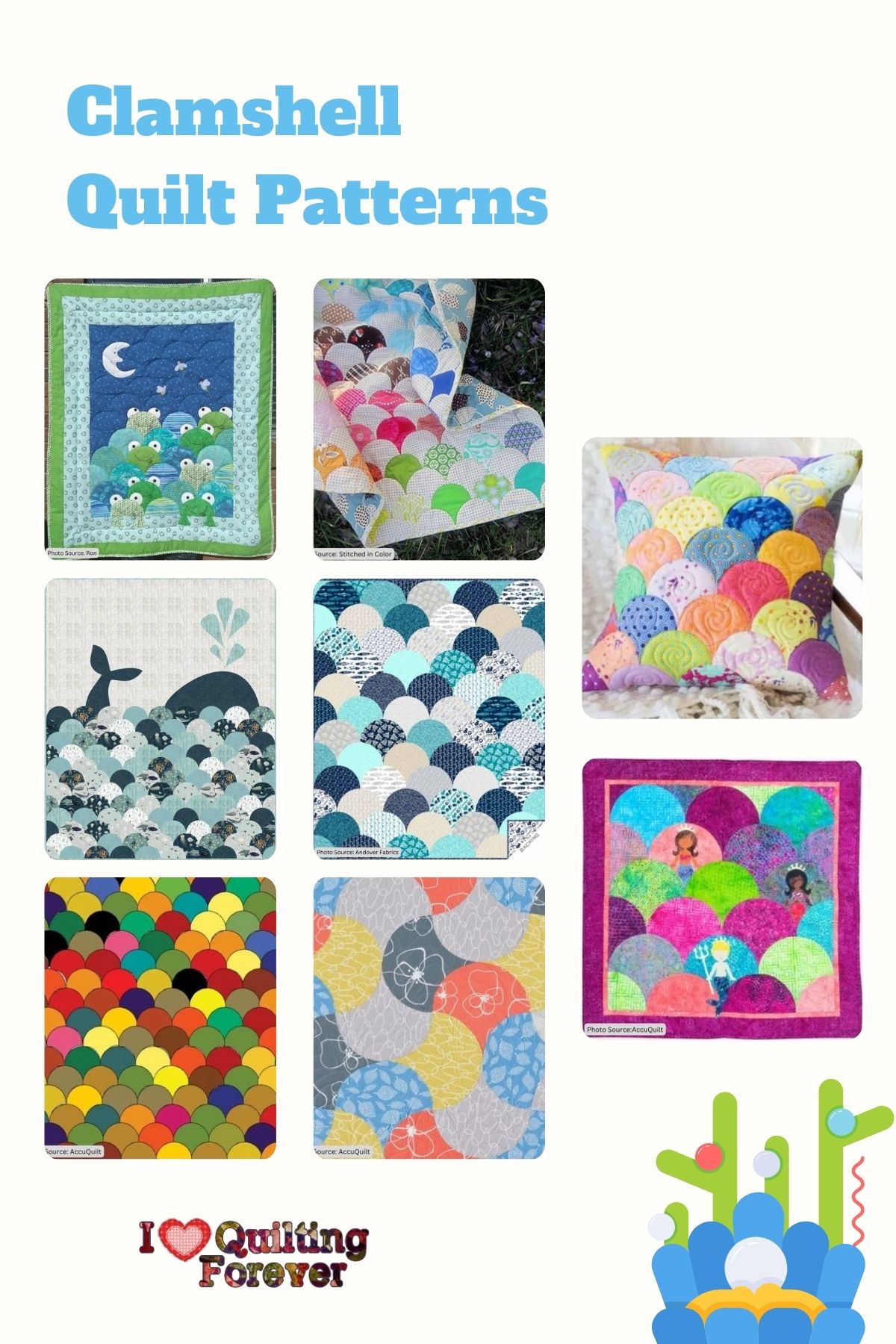Top 9 Free Best Clamshell Quilt Patterns (+6 Bonus Patterns For Sale ...