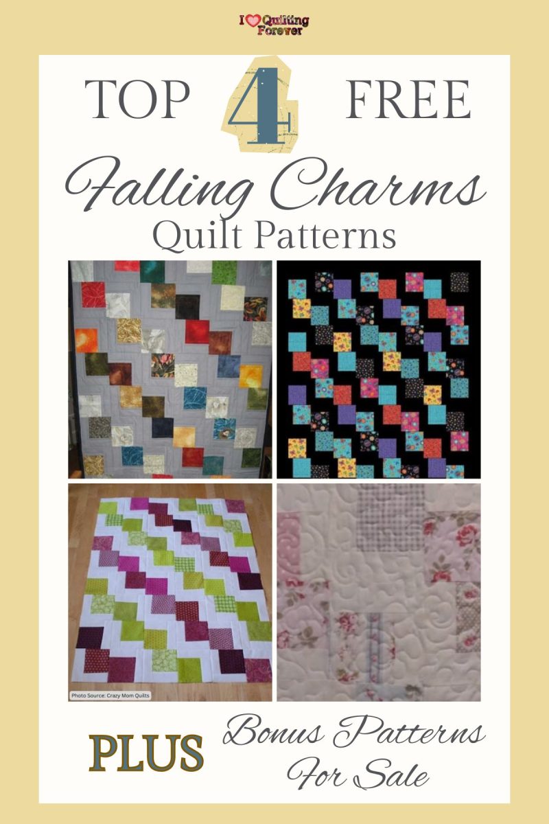 Top 4 Free Falling Charms Quilt Patterns (+5 Bonus Patterns For Sale ...