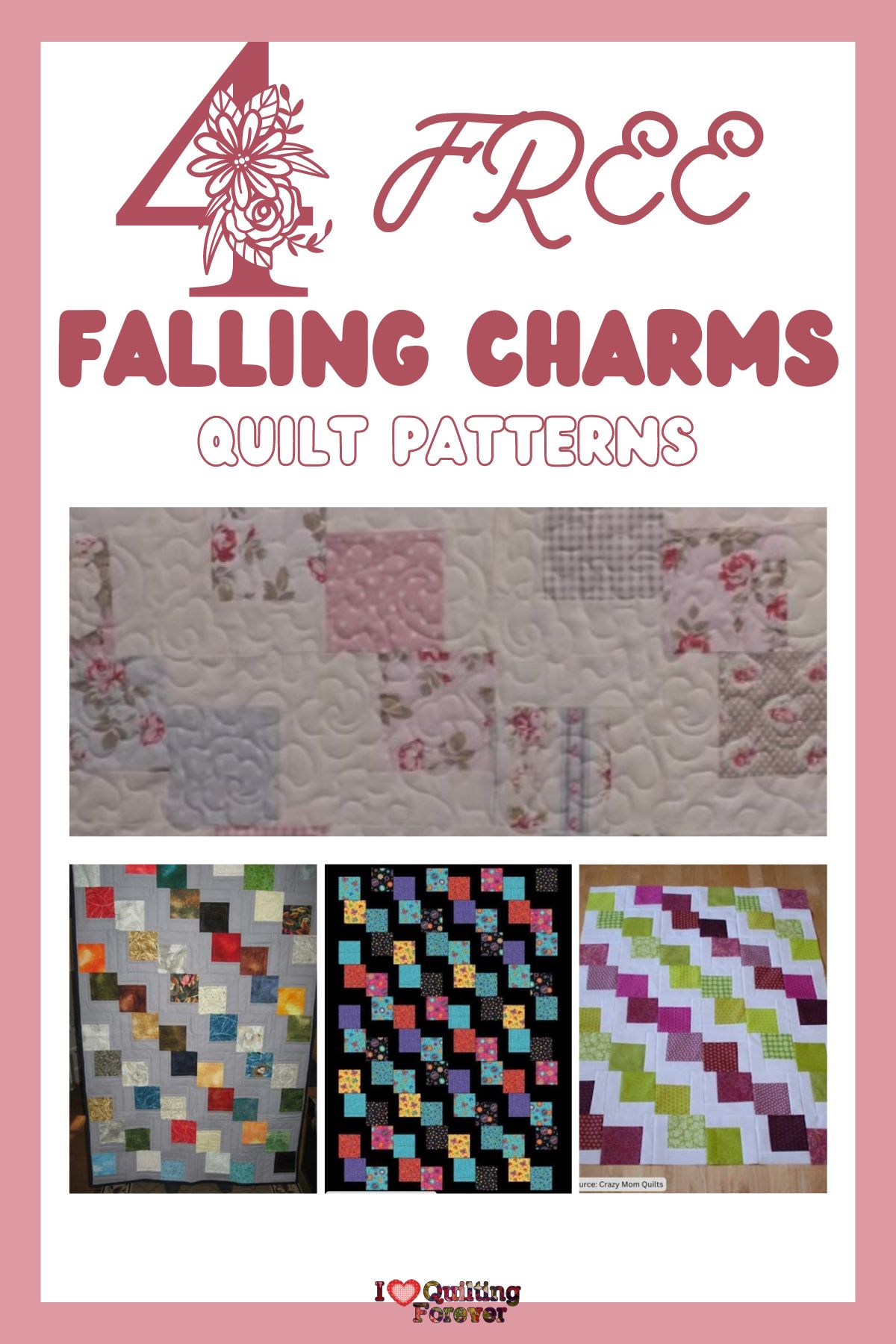 Top 4 Free Falling Charms Quilt Patterns (+5 Bonus Patterns For Sale ...