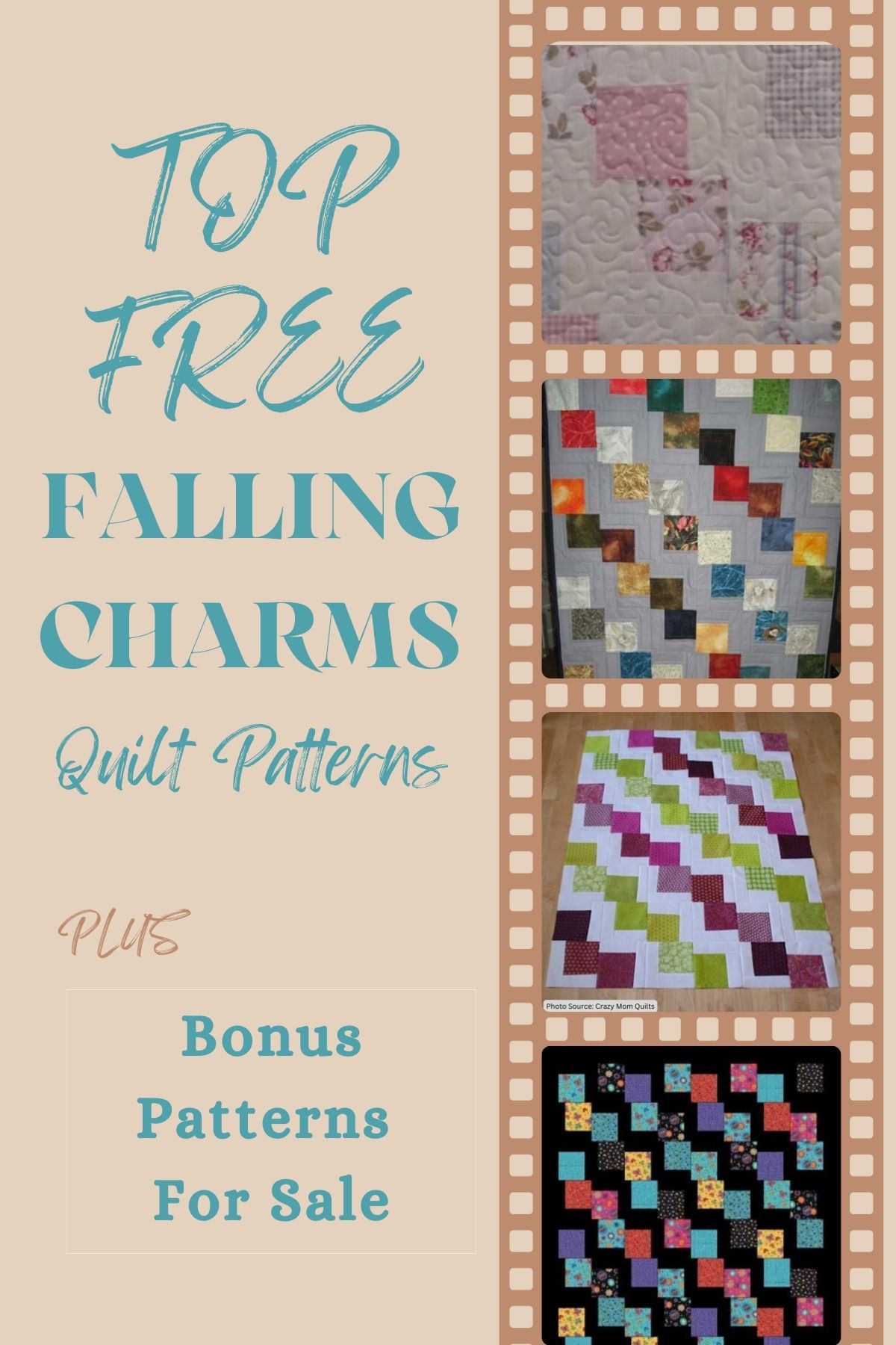 Top 4 Free Falling Charms Quilt Patterns (+5 Bonus Patterns For Sale ...