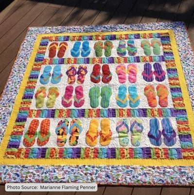 Top 3 Free Flip Flop Quilt Patterns (+7 Bonus Patterns For Sale) - I Love Quilting Forever