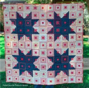Top 7 Free Log Cabin Star Quilt Patterns (+7 Bonus Patterns For Sale ...