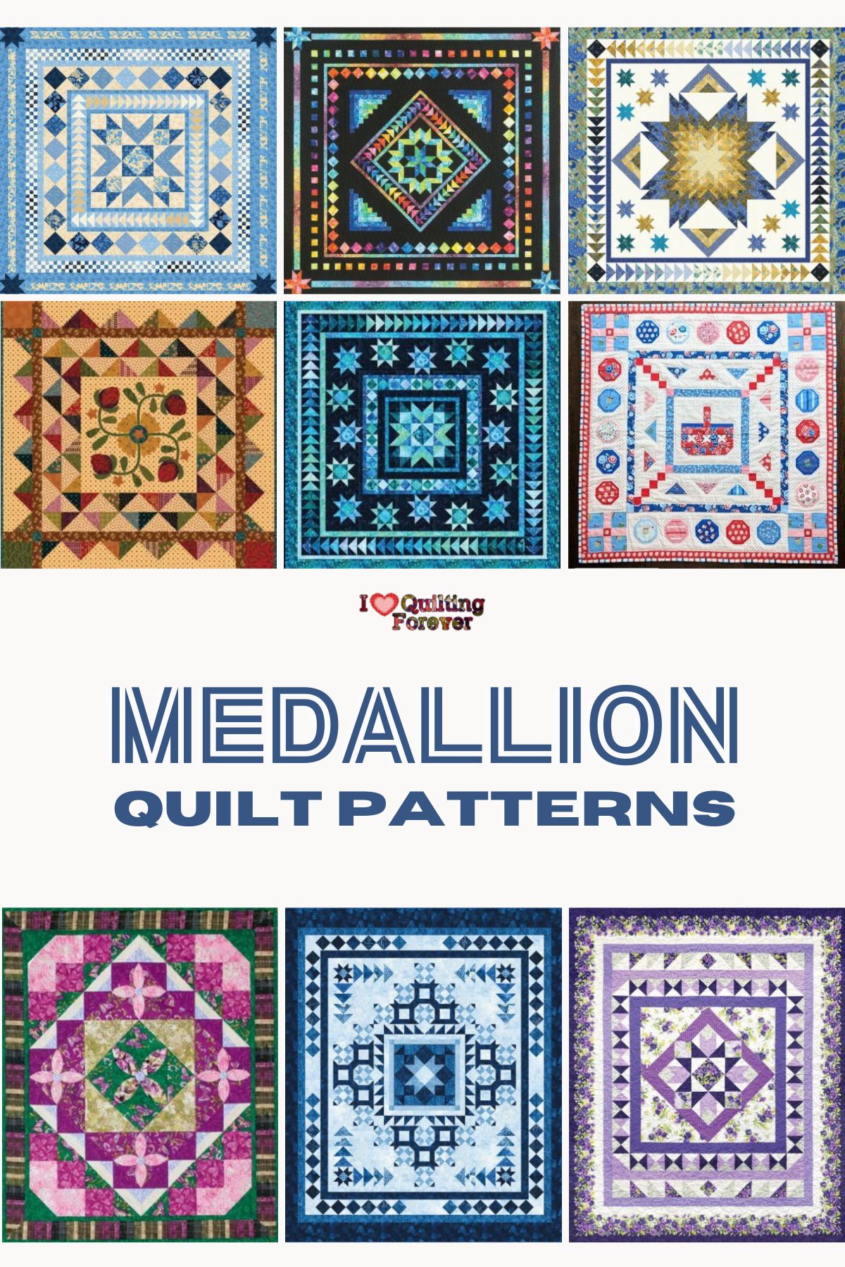 Top 10 Free Medallion Quilt Patterns (+10 Bonus Patterns For Sale) - I ...