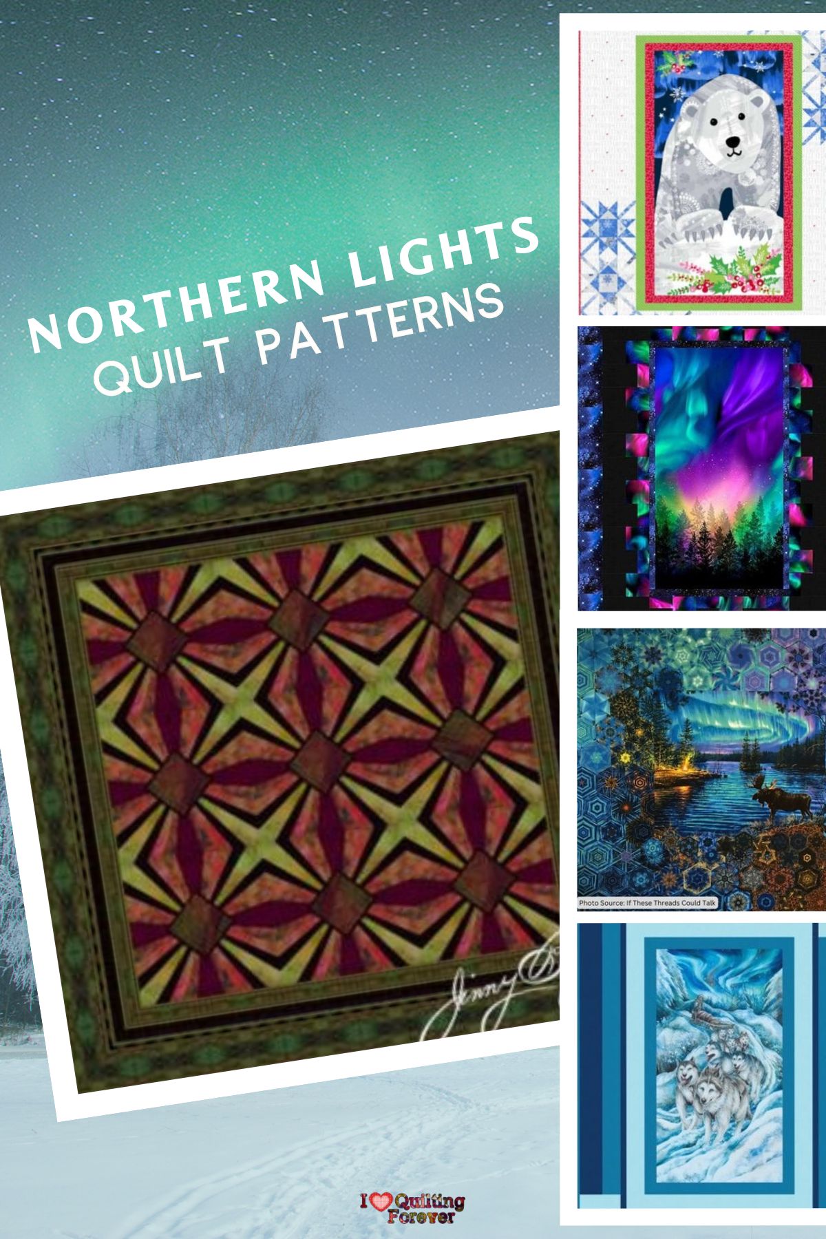 Top 6 Best Northern Lights Quilt Patterns (+4 Bonus Patterns For Sale ...