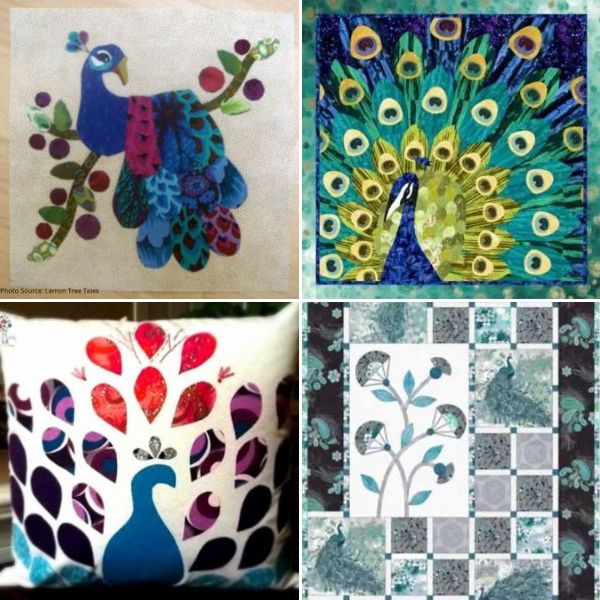 Top 5 Free Peacock Quilt Patterns (+9 Bonus Patterns For Sale) - I Love ...