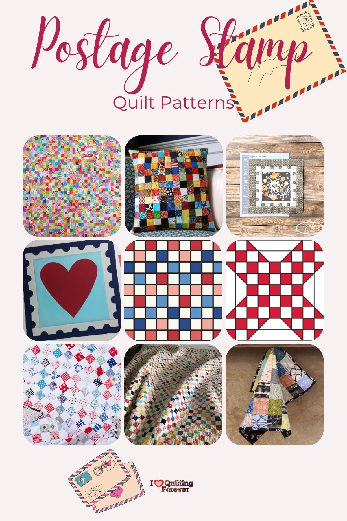 Top 11 Free Postage Stamp Quilt Patterns (+5 Bonus Patterns For Sale ...