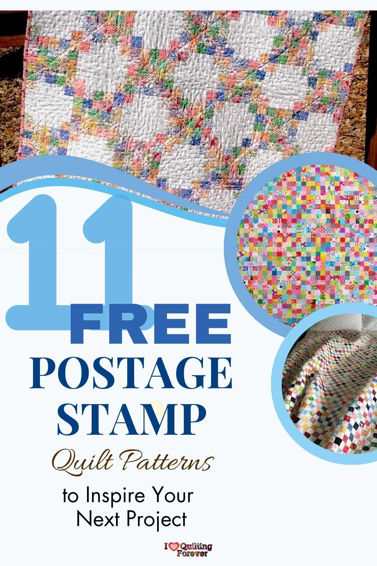 Top 11 Free Postage Stamp Quilt Patterns (+7 Bonus Patterns For Sale) - I Love Quilting Forever