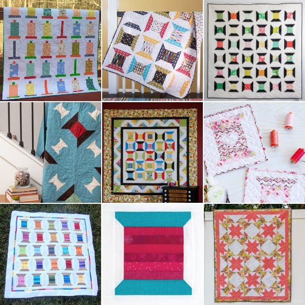 Top 11 Free Spool Quilt Patterns (+7 Bonus Patterns For Sale) - I Love ...